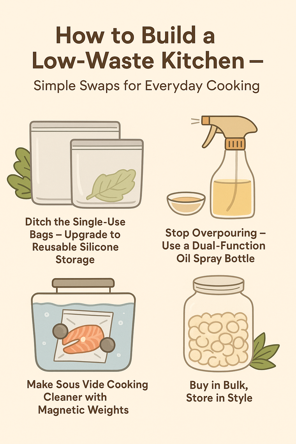 How to Build a Low-Waste Kitchen – Simple Swaps for Everyday Cooking ...
